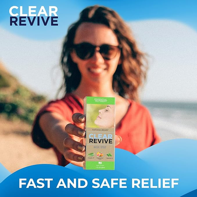 Clear Revive | Zero Dependency, All Natural Allergy Product and Nasal Spray
